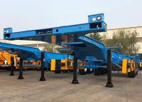 China Blue 11.00r20 Tri Axle Skeletal Trailer 12m Container Chassis for sale