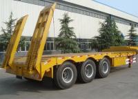 China Transport 60000kg Low Bed Semi Trailer JOST Lowboy Semi for sale