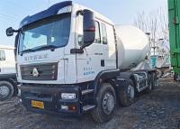 China 273KW Concrete Mixing Transport Trucks Used HW76 Cement Mixer Vehicle for sale