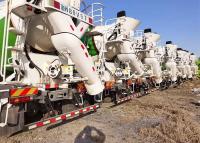 China 273KW Concrete Mixing Transport Trucks Used HW76 Cement Mixer Vehicle for sale