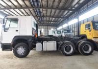 China 371HP Second Hand Tractor Head 400L Double Drive Tractor Unit  6x4 for sale