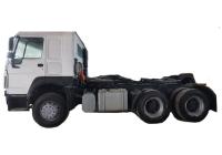 China 371HP Second Hand Tractor Head 400L Double Drive Tractor Unit  6x4 for sale