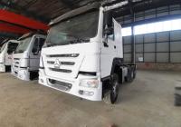China 371HP Second Hand Tractor Head 400L Double Drive Tractor Unit  6x4 for sale