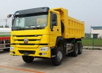 China 30 Tons Yellow Tipper 375Hp Sinotruk Howo 8x4 Dump Truck for sale