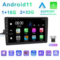 China Multimedia Single Din Android Play 1024x600 2.5D IPS 10 Inch Single Din Radio for sale