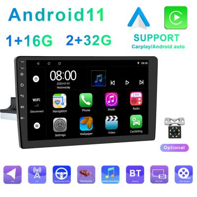 China Multimedia Single Din Android Play 1024x600 2.5D IPS 10 Inch Single Din Radio for sale