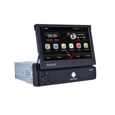 China Single Din Retractable Screen Car Stereo 1.3GHz 7 Inch Car Android Player Audio for sale