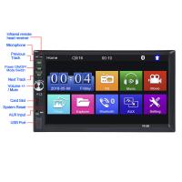 China Touch Screen Hd Multimedia Player 2din Car Radio Player 7012B ROHS for sale