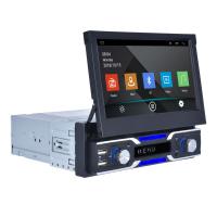 China 7'' Car Radio Retractable Screen Android 11 Car Multimedia Player GPS MP5 for sale