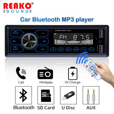 China Touch Button Car Radio MP3 Player Bluetooth MP3 Car Stereo FM Radio Support TF SD for sale