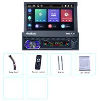 China 7Inch HD Retractable Screen Car Stereo 1Din Mp5 Multimedia Player for sale