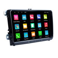 China 2 Din 9 Inch VW Android Car Stereo Multimedia GPS Navigation Carplay Android Auto Player for sale