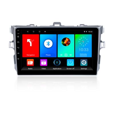 China Capacitive Screen Phonelink Android Car Stereo Radio Player For Toyota Corolla 2007-2013 for sale