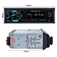 China Detachable Car Radio MP3 Player BT FM SD FCC Car Cd Mp3 Player Single Din for sale