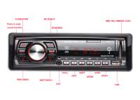 China Fixed Panel Car Radio MP3 Player Fcc Toyota Corolla Head Unit Stereo 178x50mm for sale
