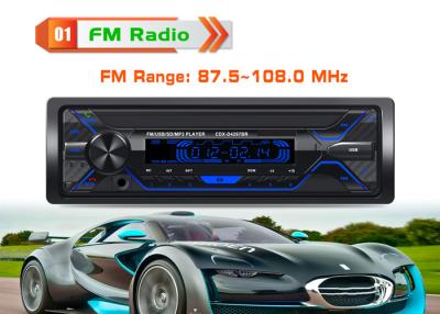 China Black Bt Car Stereo Car Bluetooth Audio System Support Hands Free Calls for sale