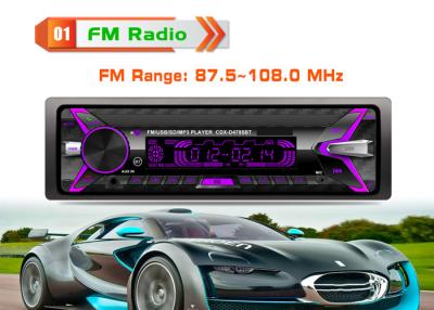 China Universal Car Cd Player With Bluetooth Handsfree 3 Band Bluetooth Head Unit For Car for sale