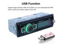 China Mute Control Single Din Bluetooth Car Stereo FCC Car Cd Player With Bluetooth And Usb for sale