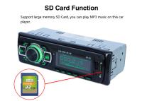 China Single Din Bt Car Stereo LED Bluetooth Music System For Car Fm Transmitter for sale