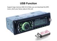 China Phone Charge Bt Car Stereo Bluetooth Car Stereo With Cd Player 7 Color Backlight for sale