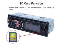 China High Power Bluetooth Car Stereo System 178*50mm Aux Input Bluetooth Car Music Player for sale