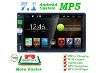 China Black 2 Din Mp5 Player Car Stereo Android 5.1 Gps Bluetooth Car Stereo FCC for sale