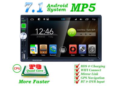 China Black 2 Din Mp5 Player Car Stereo Android 5.1 Gps Bluetooth Car Stereo FCC for sale
