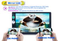 China 7159G Car MP5 Player Mirror Link 2 Din Gps Bluetooth Car Stereo Touch Screen for sale