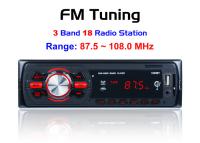 China Black Bt Car Stereo LED Display Multifunction Bluetooth Cd Car Stereo for sale
