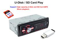 China Black Bt Car Stereo LED Display Multifunction Bluetooth Cd Car Stereo for sale