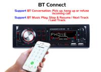 China Enabled Bt Car Stereo Car Radio Cd Player Bluetooth Iso Cable Optional for sale