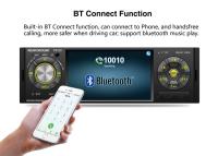 China ROHS Single Din Touch Screen Head Unit 178*50mm Steering  4 Inch Mp5 Player for sale