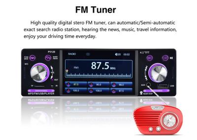China Mute 4 Inch Touch Screen Car Stereo Full IR Control Single Din Touch Screen Radio for sale