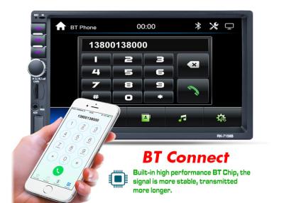 China ISO Double Din Android Car Stereo Phone Link 7156b Double Din Radio With Navigation for sale