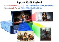China Black 7 Inch Dvd Car Stereo Reakosound Rear View Camera Radio Mp5 Player Auto for sale