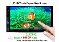 China Full Touch Single Din MP5 Player 1024x600 7 Inch Mp5 Player Mirror Link Wifi Gps for sale