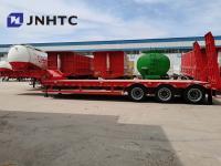 China 3 Axles Gooseneck Low Bed Semi Trailer Customizable for sale