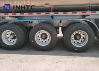 China Aluminum 45000L Oil Tanker Trailer 3 Axles Q235 Q345 for sale