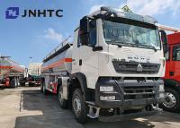 China Sinotruk HOWO 8X4 Oil Fuel Tank Trucks Capacity 25000 Liters for sale