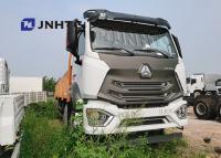 China Sinotruk 8x4 Hohan Flat Back Trucks 31tons Lhd With Lifting Axle for sale