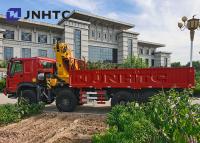 China Sinotruck Howo 8x8 All Wheel Drive Cargo Truck With 30t 13t Cranes for sale