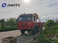China Sinotruck Howo 8x8 All Wheel Drive Cargo Truck With 30t 13t Cranes for sale