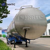 China 3 Axles Crude Gasoline Water Oil Tank Semi Trailer 45000L 50000Liters for sale