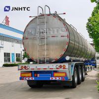 China 3 Axles Crude Gasoline Water Oil Tank Semi Trailer 45000L 50000Liters for sale