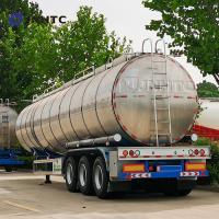 China 3 Axles Crude Gasoline Water Oil Tank Semi Trailer 45000L 50000Liters for sale