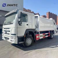 China Sinotruck 371HP Garbage Compactor Truck HOWO 4X2 Trash Truck for sale