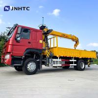 China Sinotruk HOWO 4x2 300hp Crane Truck Manual Transmission for sale