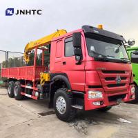 China Sinotruk HOWO 6x4 Straight Arm Crane Truck 10 Wheels 340hp 10 Ton for sale
