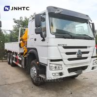 China All Rotation Howo Folding Arm Crane 6x4 400hp 10-20T Cargo With Crane for sale