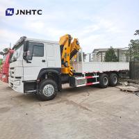 China All Rotation Howo Folding Arm Crane 6x4 400hp 10-20T Cargo With Crane for sale